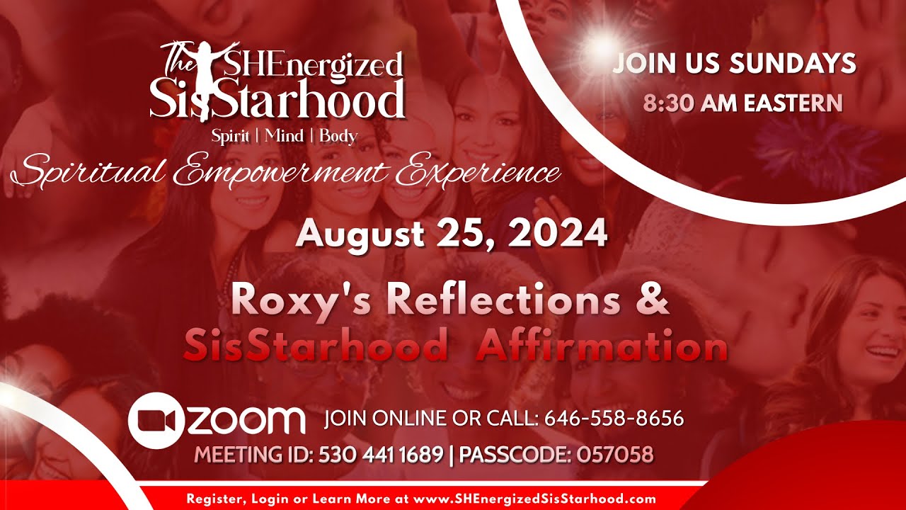 08/25/24 Roxy's Reflections and Affirmations - YouTube
