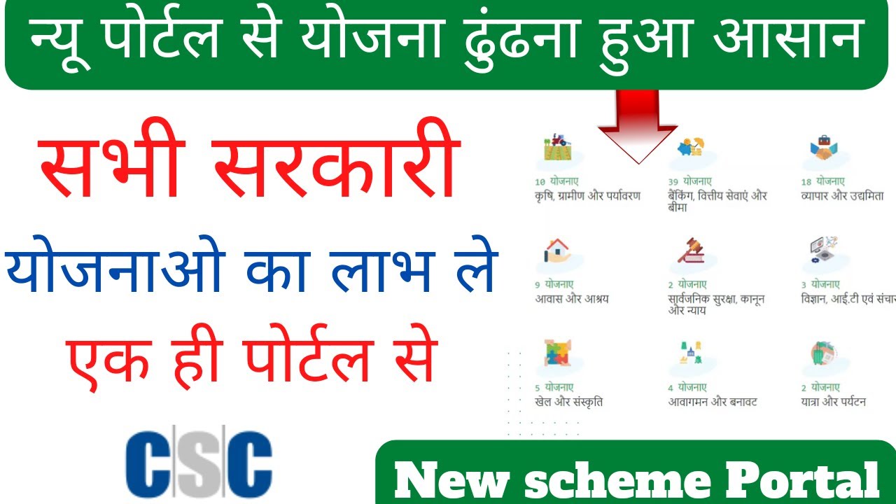 सभी सरकारी योजनाएं एक ही पोर्टल पर || mai scheme government portal ...