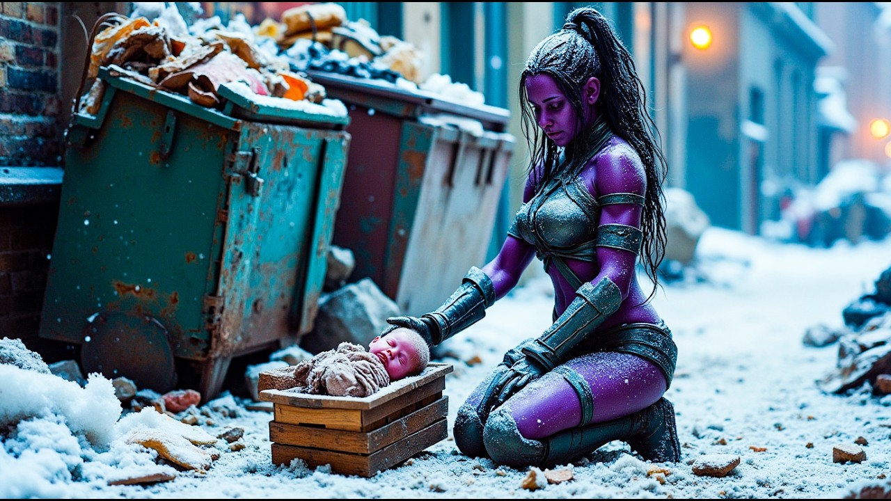 Desperate Starving Alien Mother Abandoned Her Baby in the Trash… But a ...