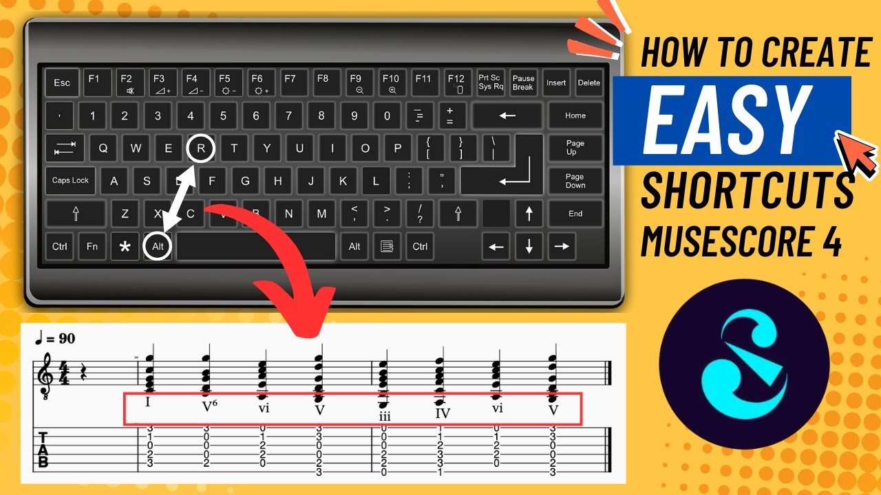 Quickly Create Your Own Keyboard Shortcuts In Musescore 4 - YouTube