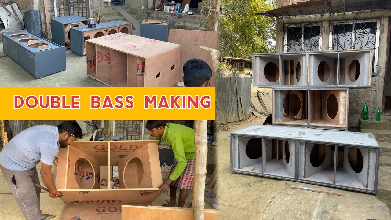 Double bass Tiger Jali Making video by Pijush Sarkar - YouTube