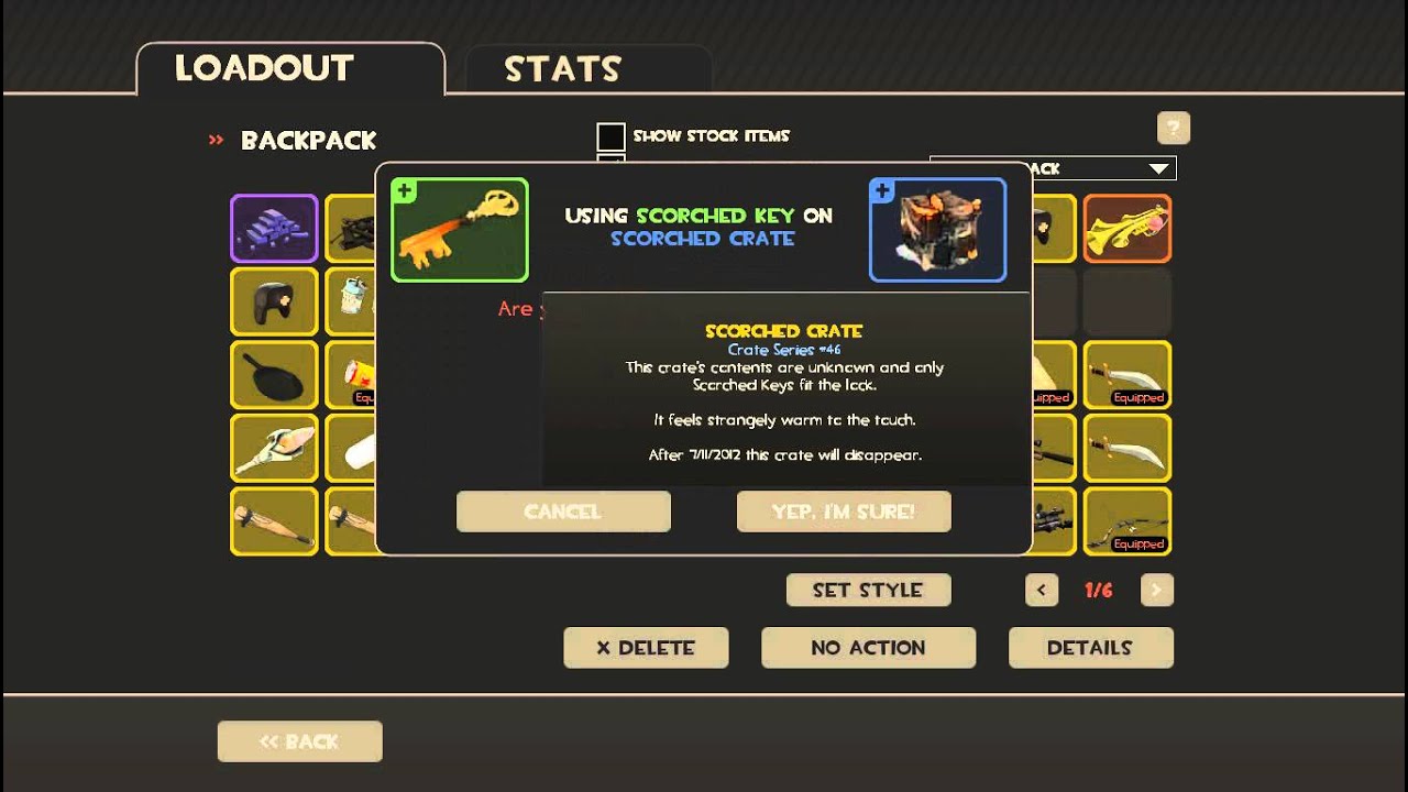 TF2 Unlocking 8 Scorched Crates - YouTube