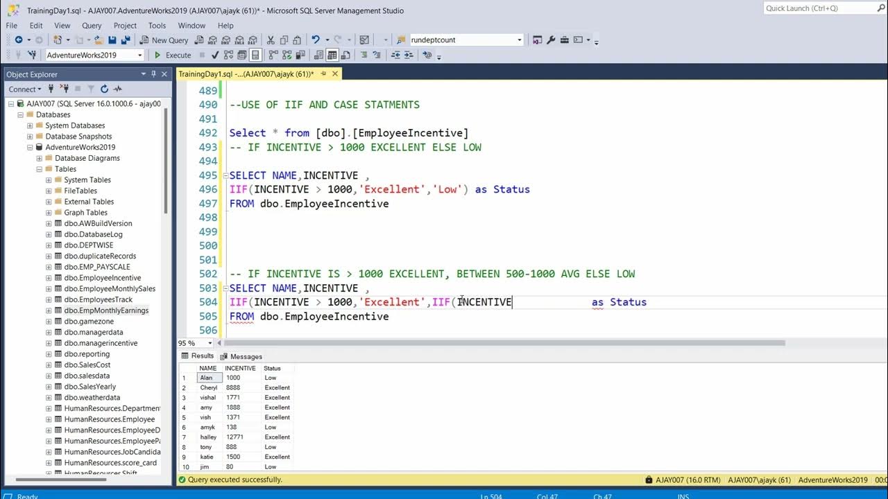 SQL Hindi Course | Lecture10 | IIF Condition | - YouTube
