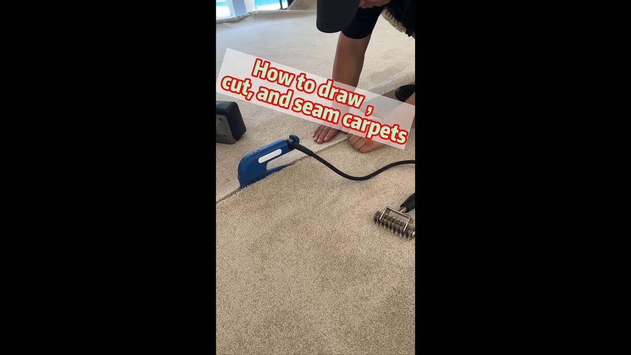 How to Draw, Cut, and Seam Carpets#carpet #tips - YouTube