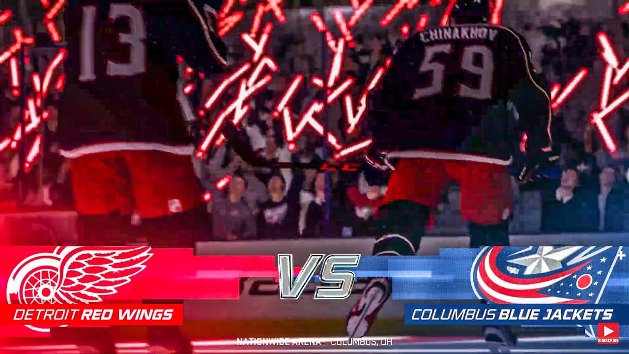 Detroit Red Wings vs Columbus Blue Jackets 12/4/2022 NHL 23 Gameplay ...