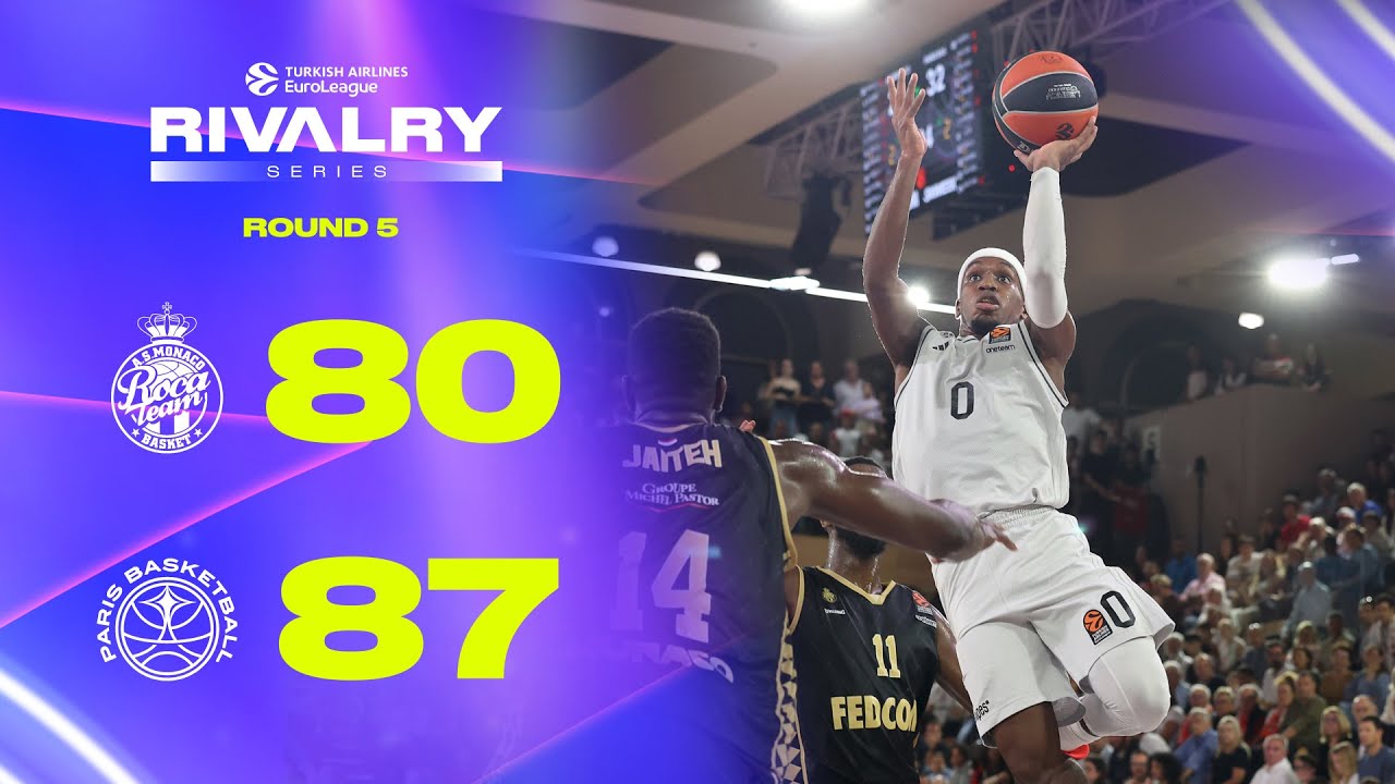MONSTER Game for TJ SHORTS | AS Monaco - Paris | BASKETBALL HIGHLIGHTS ...