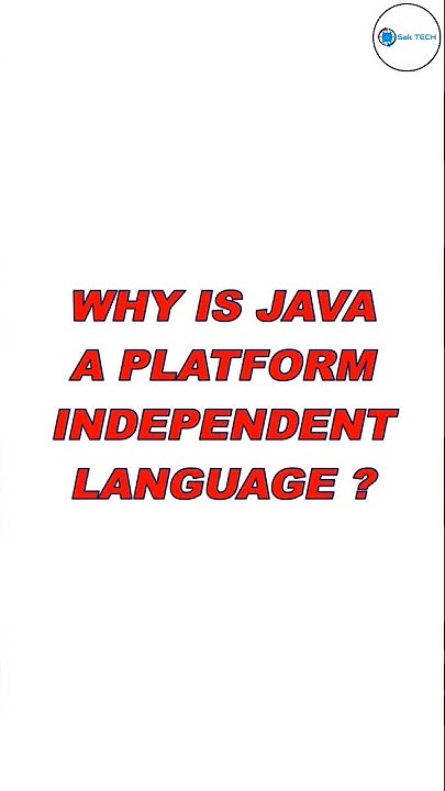 Why Is Java A Platform Independent Language Java Interview Questions 2 Java Corejava