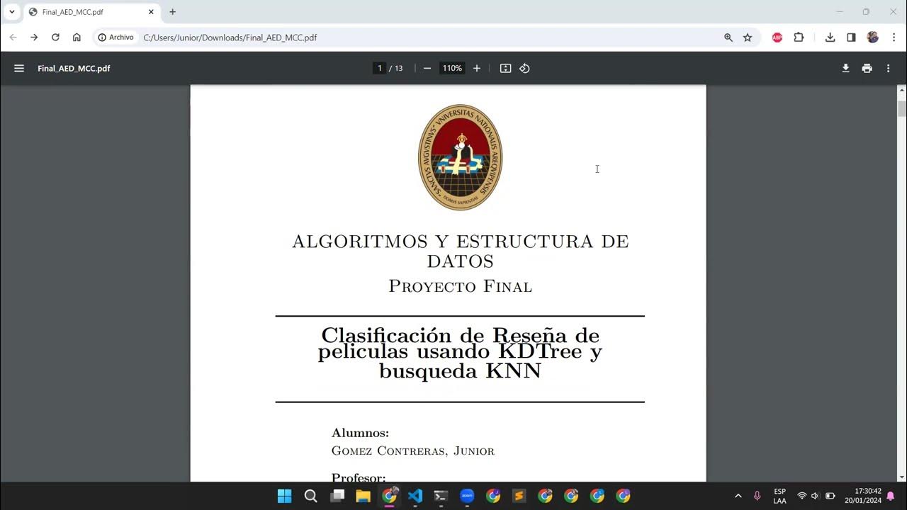 KDTREE usando KNN como busqueda MCC - YouTube