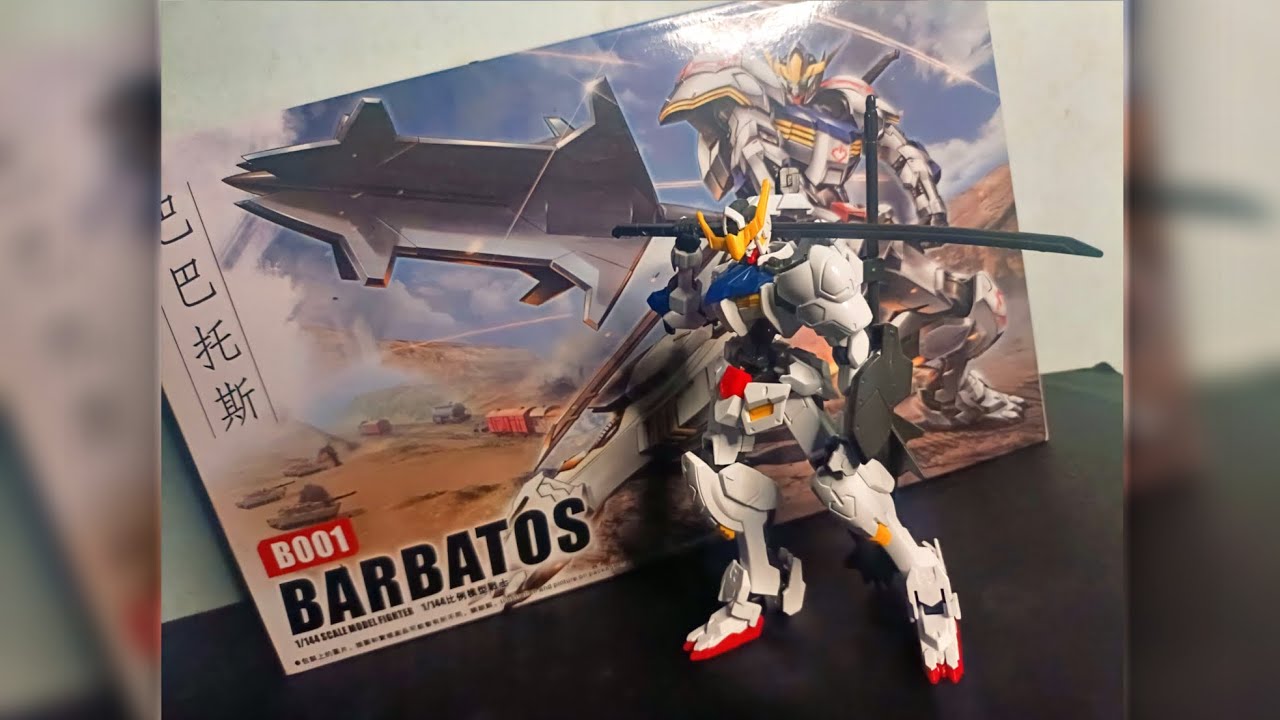 B001 Gundam Barbatos // Unbranded Bootleg kit // Unboxing and Review ...