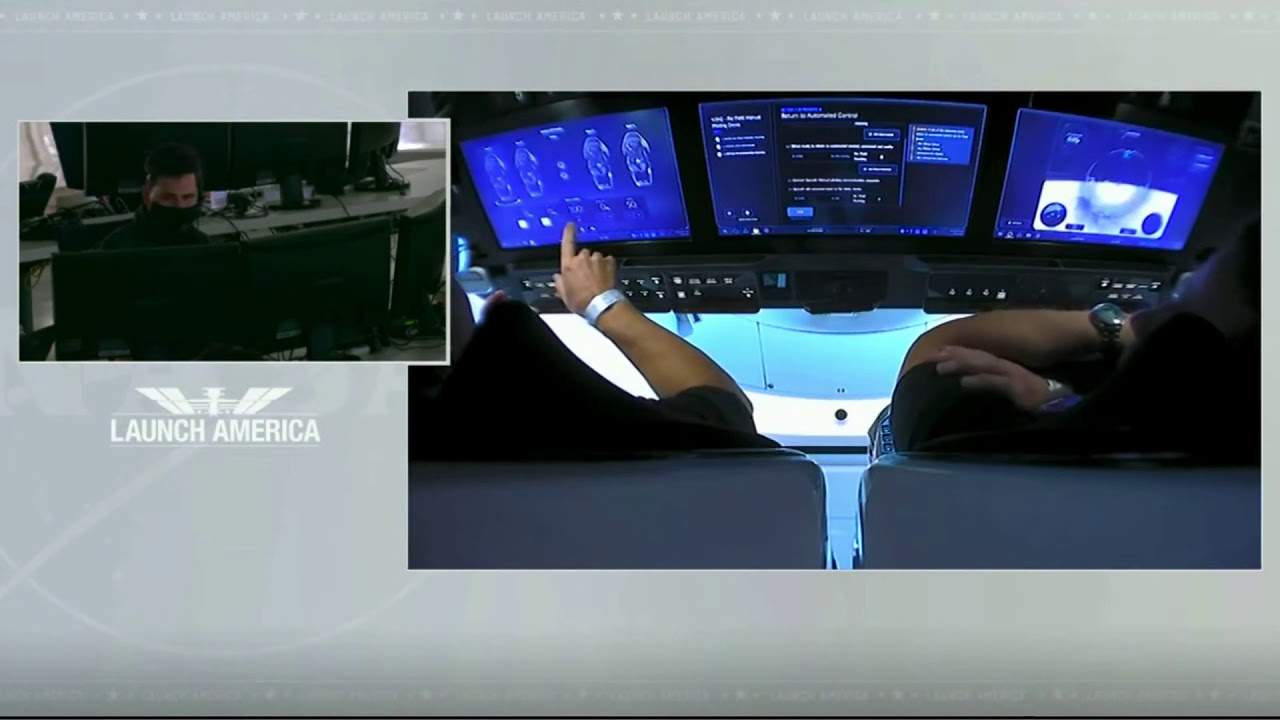 NASA astronaut takes manual control of SpaceX Crew Dragon for 1st time ...