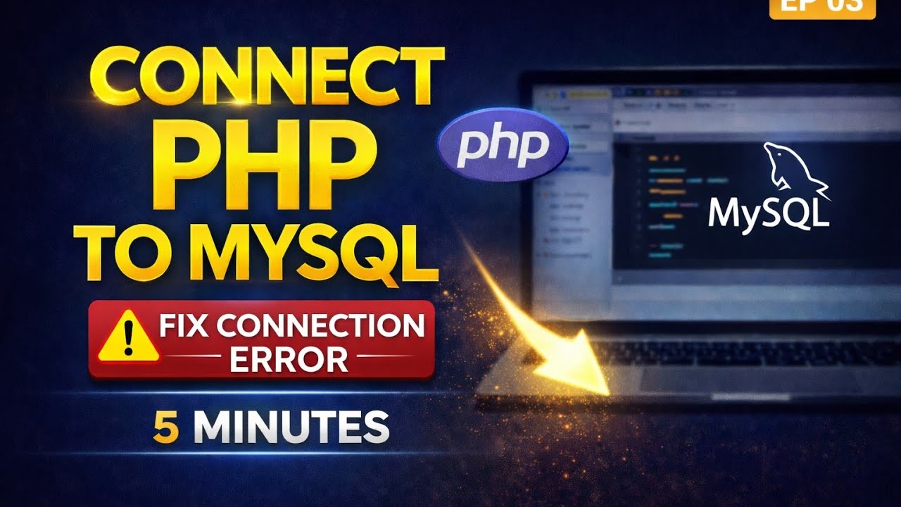 How to Connect MySQL Database in PHP | PHP CRUD - YouTube