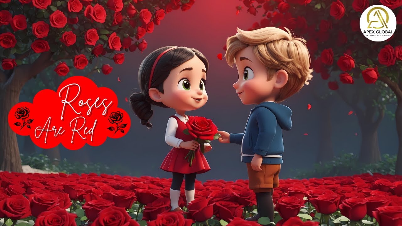 Roses Are Red | Kids Rhyme | Apex Global Learning Publications - YouTube