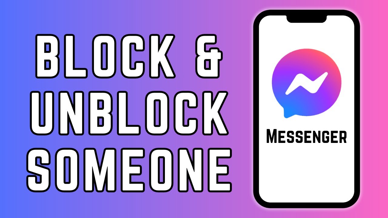 How to Block and Unblock Someone on Facebook Messenger - YouTube