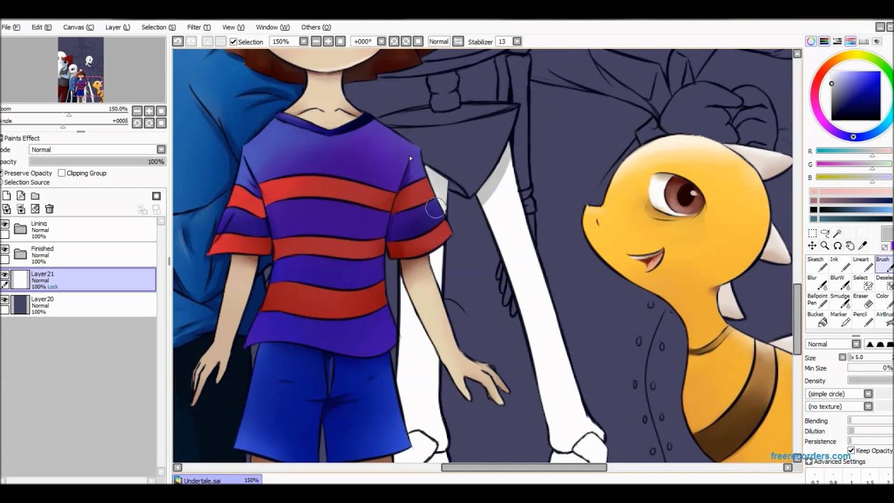 Undertale Speedpaint - YouTube