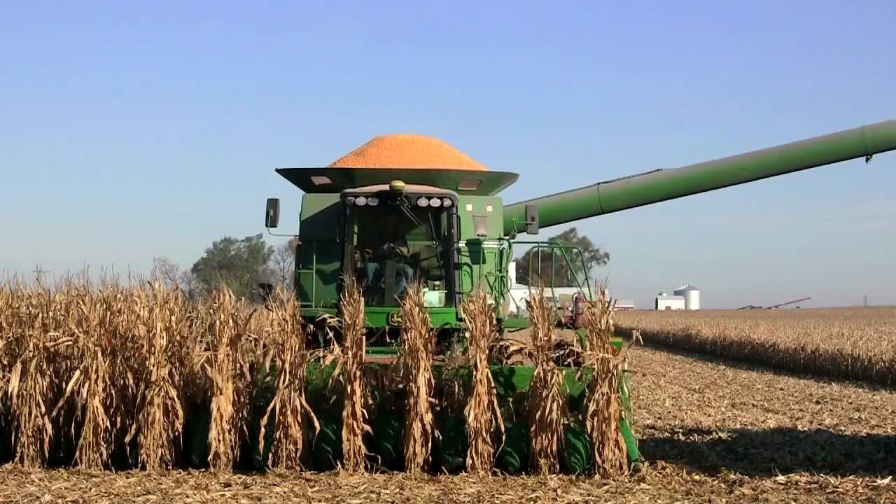 Kuhn Farms, John Deere 9770 STS Combine on 11-4-2011 - YouTube