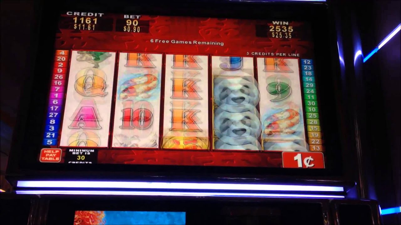 Panda Power - Konami Slot Machine Bonus Win - YouTube
