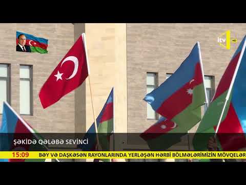 Şəkidə qələbə sevinci