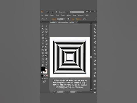 Optical Illusion Art using Geometric Shapes - Adobe Illustrator - In 5 ...