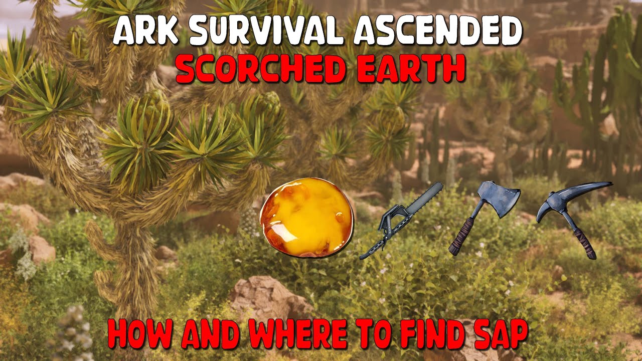 Ark Survival Ascended | How To Find Sap - Location and Resource on ...