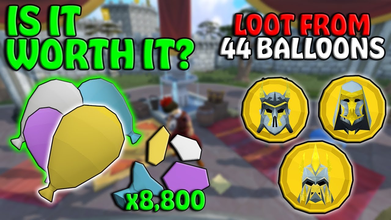 Loot From 44 Balloons & 160 Keys - From The 300m Event! - RuneScape 3 ...