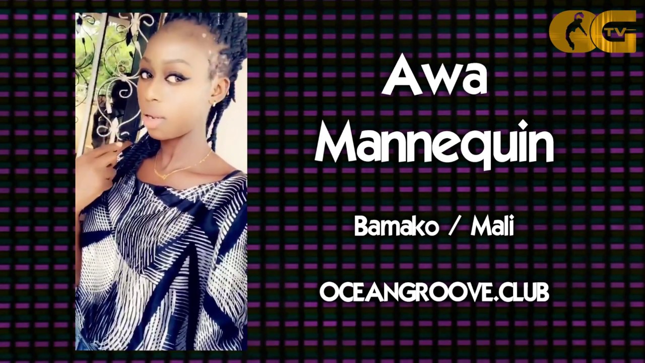 Awa Mannequin sexy africaine noire Bamako Mali. Musique chanson Cover ...