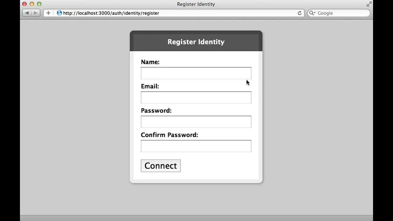 #304 OmniAuth Identity - YouTube