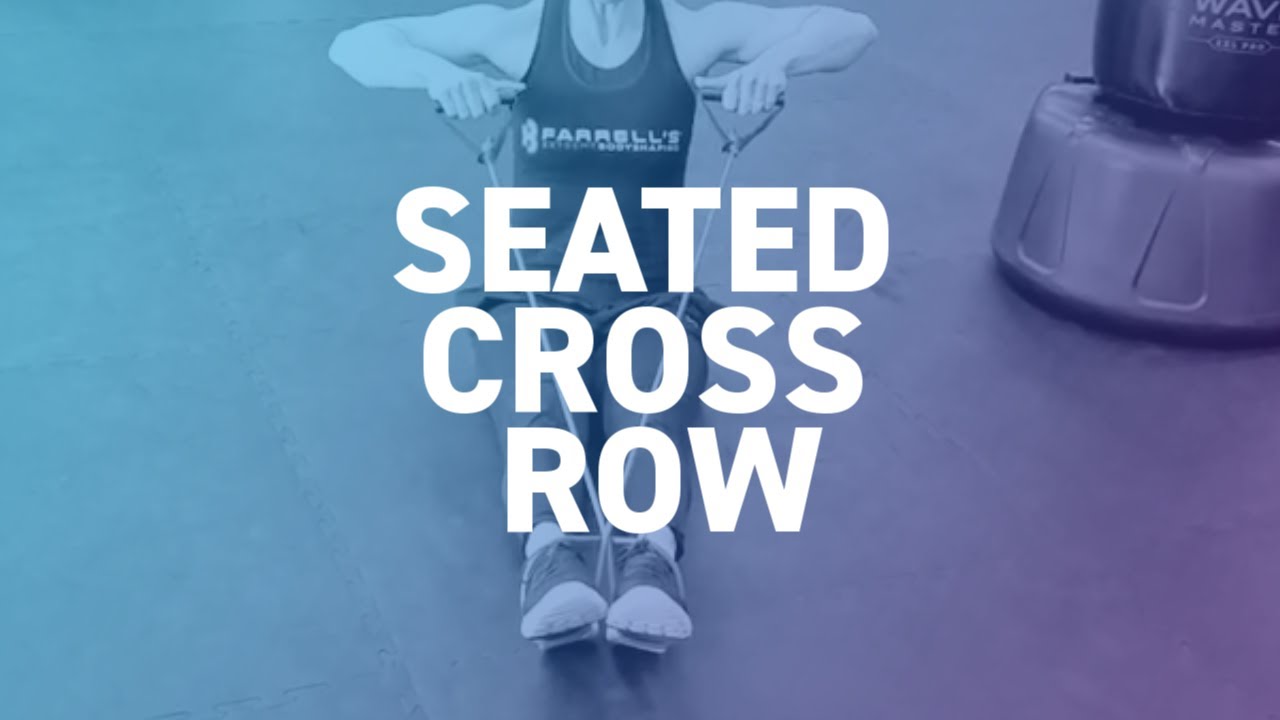 Seated Cross Row - YouTube