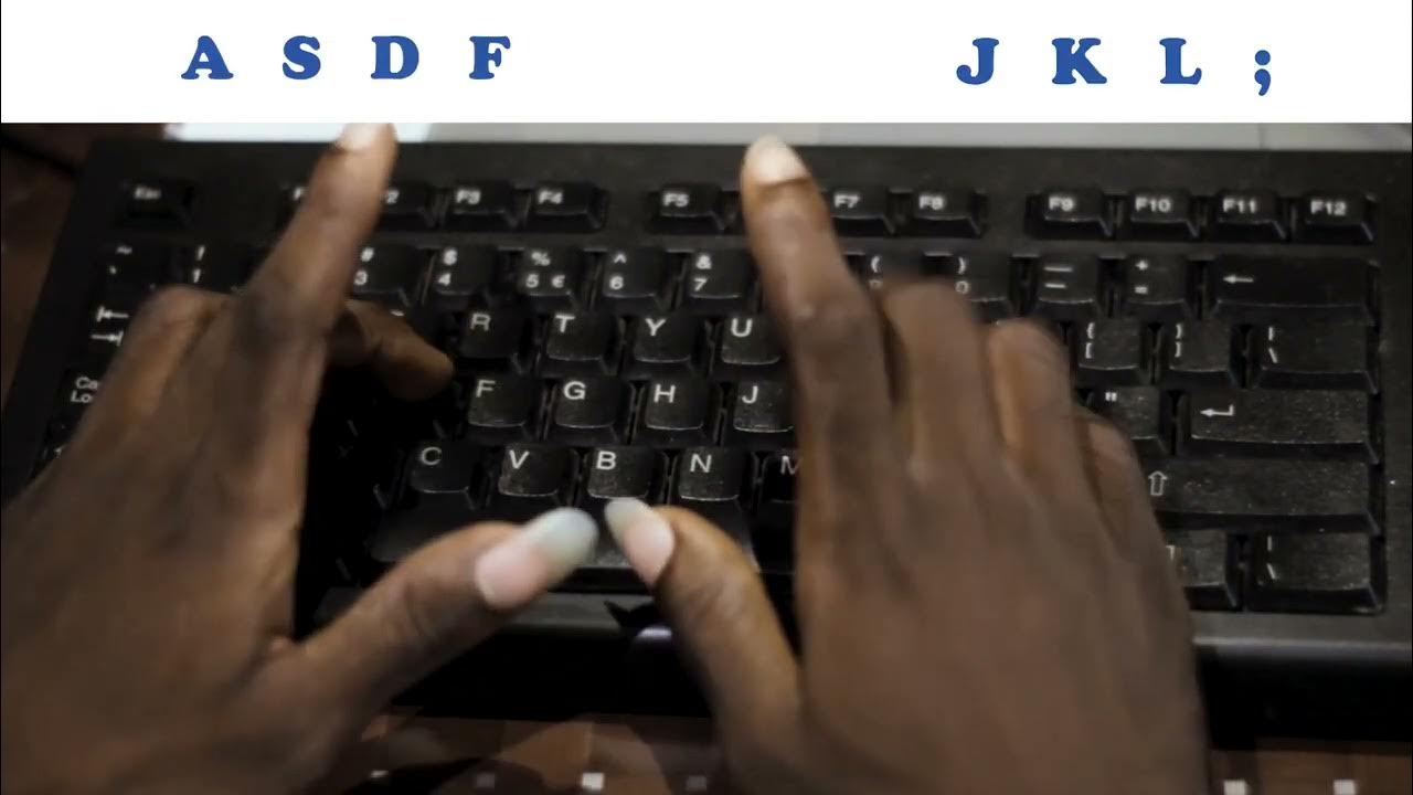 Typing Tutorial for Beginners - YouTube