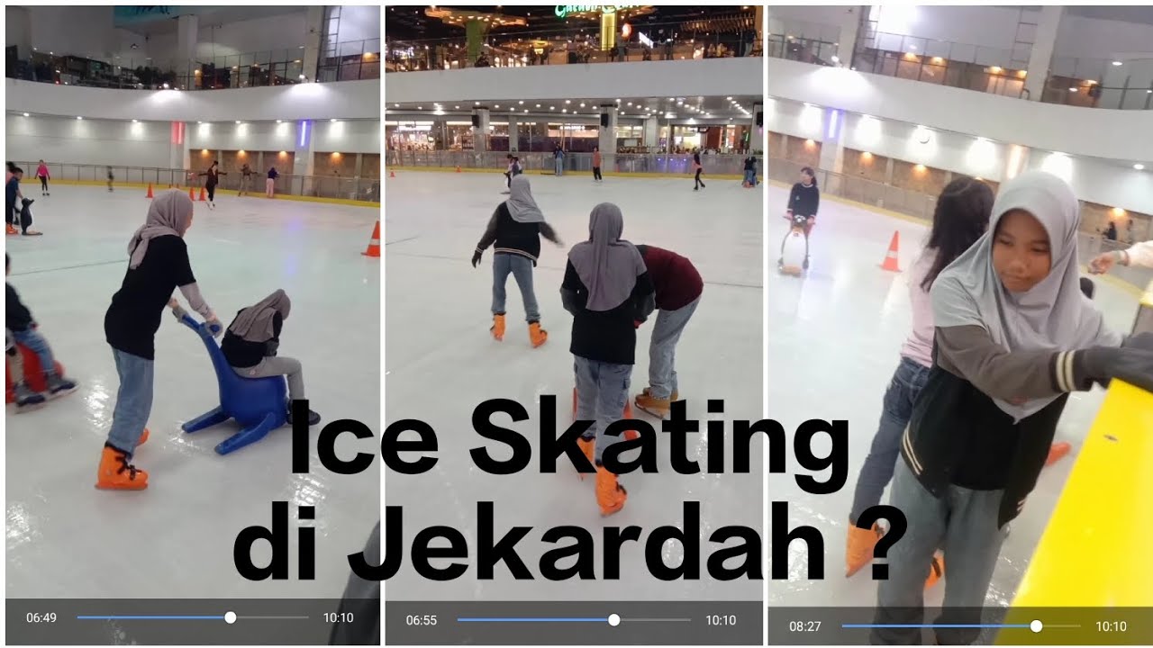 Ice Skating JGC AEON : Oasis Center Arena - YouTube