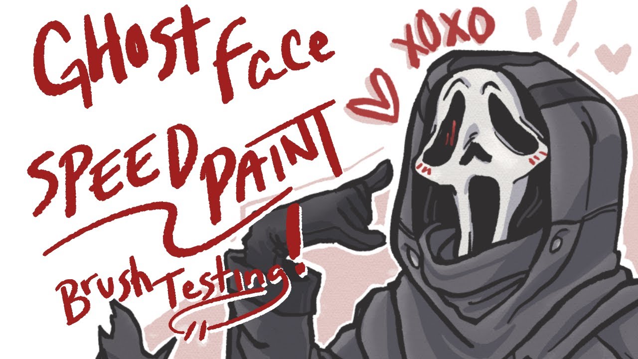 Ghostface Speedpaint : Testing New Brushes - YouTube