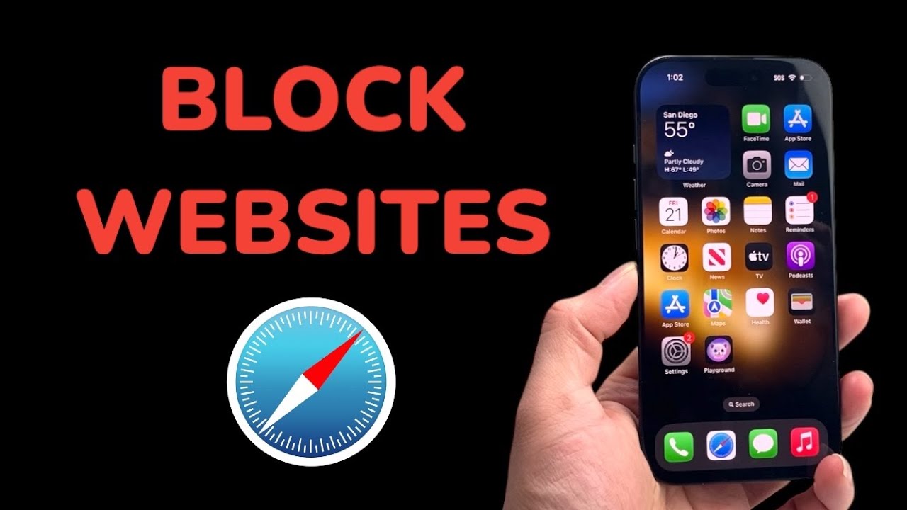 How To Block Websites on iPhone - YouTube