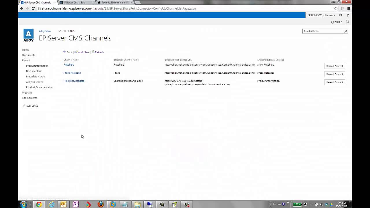 EPiServer 7 Sharepoint Connector - YouTube