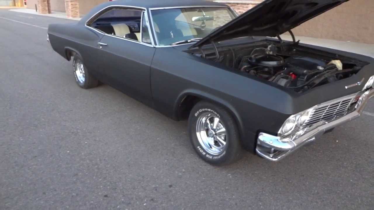 1965 Impala SS Flat/Hot Rod Black - - YouTube