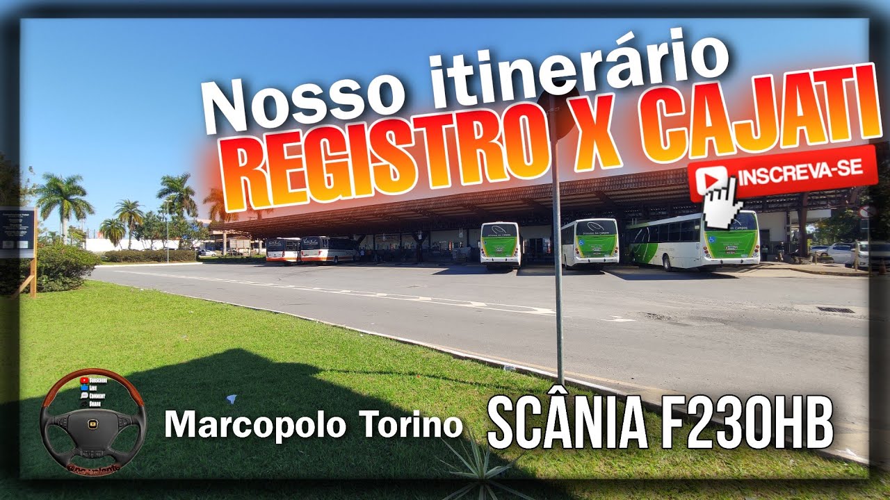 MARCOPOLO TORINO SCANIA f230hb | De REGISTRO para CAJATI | ENGINE - YouTube