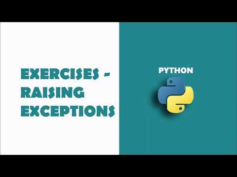 Exercises raising exceptions in Python I Exception Handling In Python Hindi #71 - YouTube