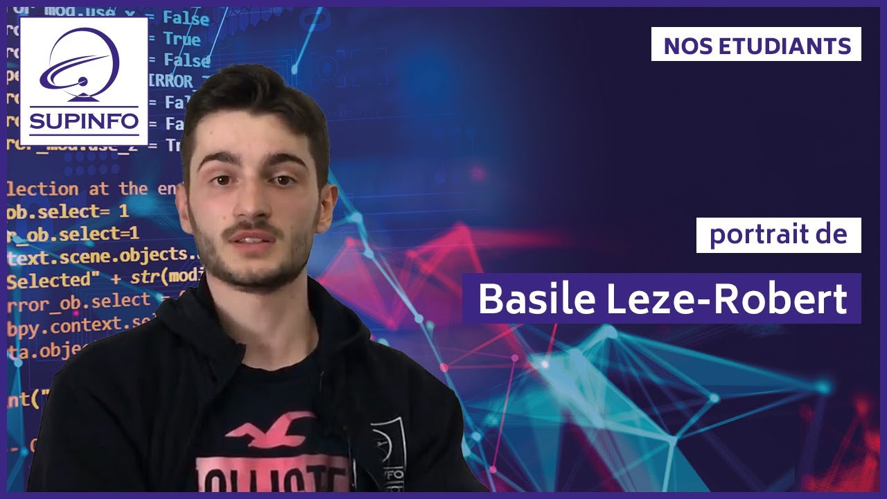 Portrait d'Étudiant : Basile Leze Robert - YouTube