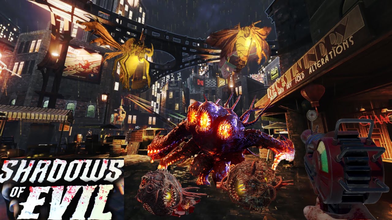 COD:Black Ops III Zombies Shadows of Evil,Margwa,Pee Monsters and ...