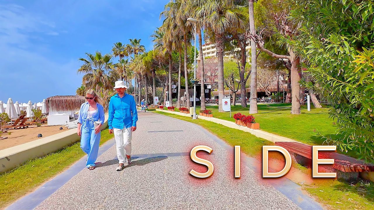 SIDE PROMENADE 📍 Currently Walking tour / Spring in TURKIYE / Start of ...