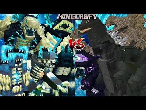 Team Warden VS Team Godzilla (Minecraft Mob Battle) - YouTube