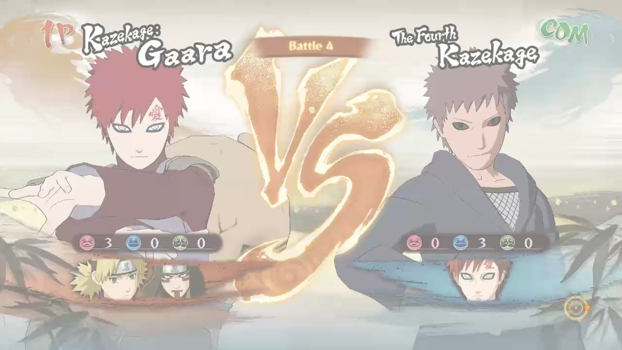 KAZEKAGE GARA VS KAZEKAGE RASA (HER FATHER GAARA) || NARUTO SHIPPUDEN ...