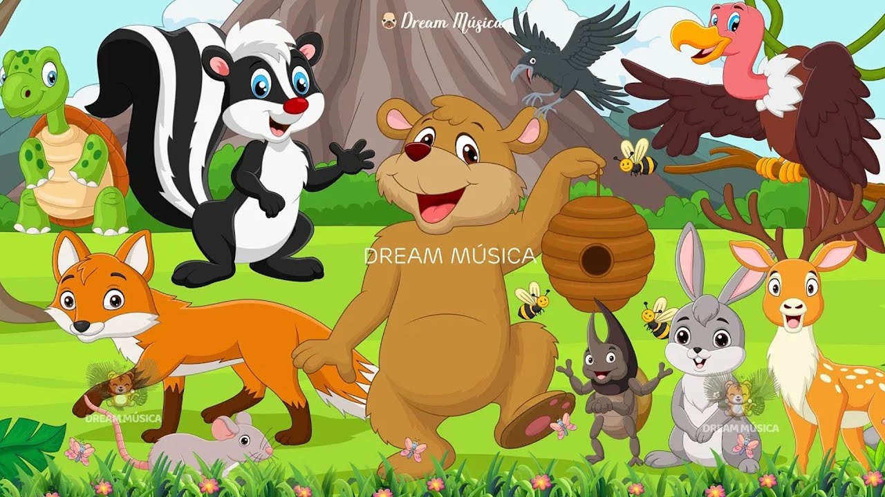 Animal sounds around us: Skunk, Bear, Deer, Turtle, Fox, Armadillo ...