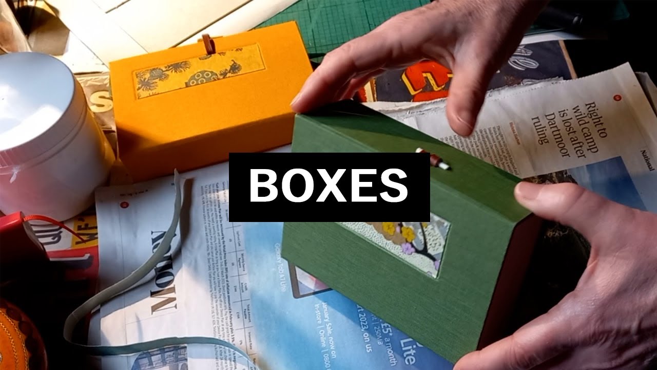 'boxes' Handmade Boxes by Martha - YouTube