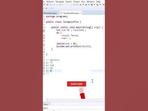 Java Programming Quiz Questions - Q5 - Java Interview Crackers #Shorts #Programming #Java - YouTube