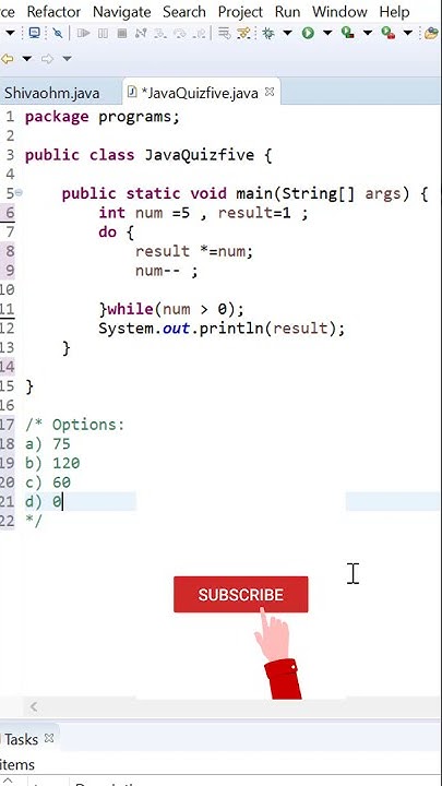 Java Programming Quiz Questions - Q5 - Java Interview Crackers #Shorts #Programming #Java - YouTube