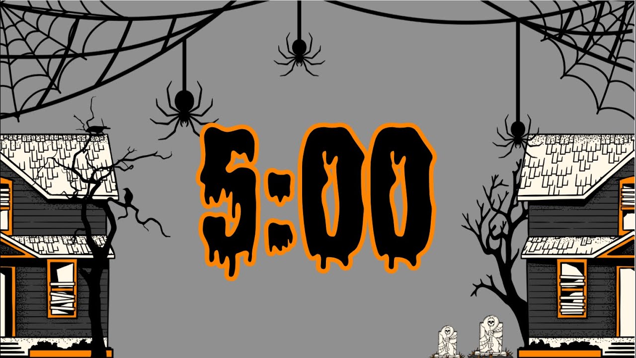 Haunted House 5 Minute Timer – Spooky Halloween Classroom Countdown ...