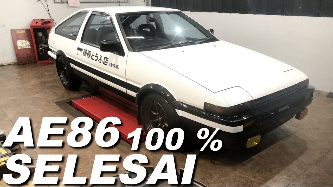 AKHIRNYA AE86 INITIAL D SUDAH SEMPURNA - YouTube