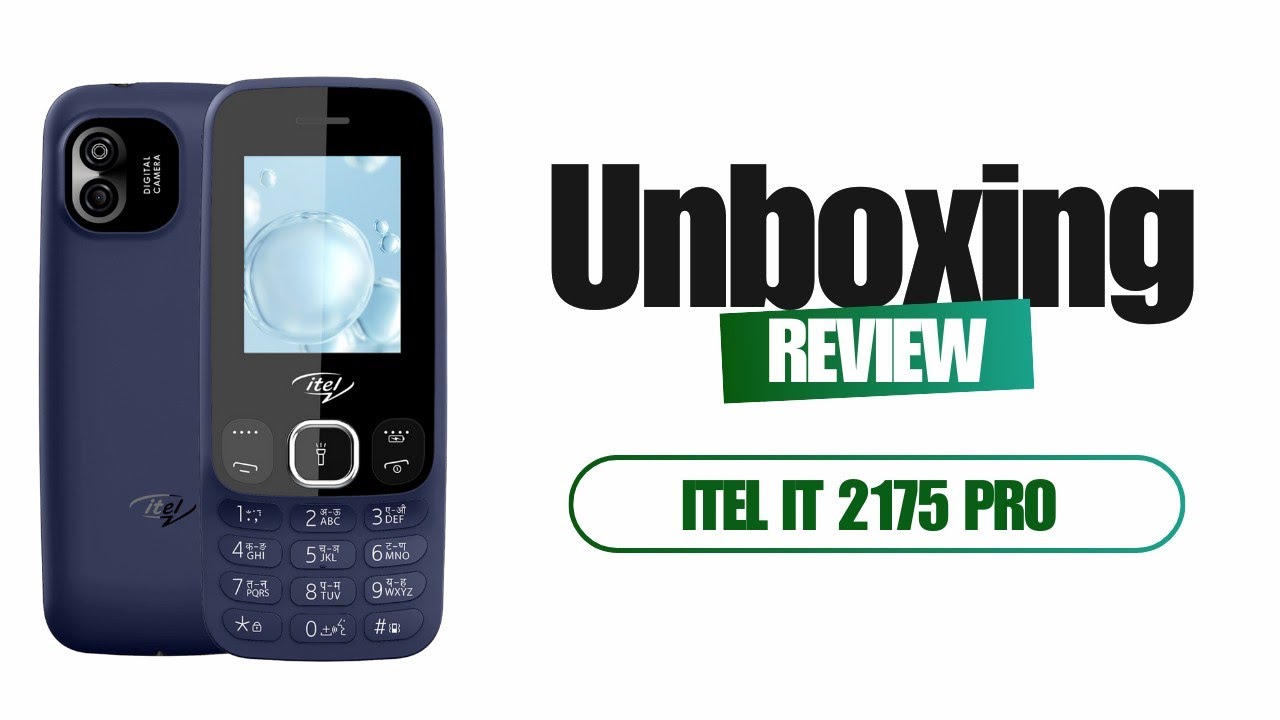 Itel it 2175 Pro Keypad Phone | Unboxing - YouTube