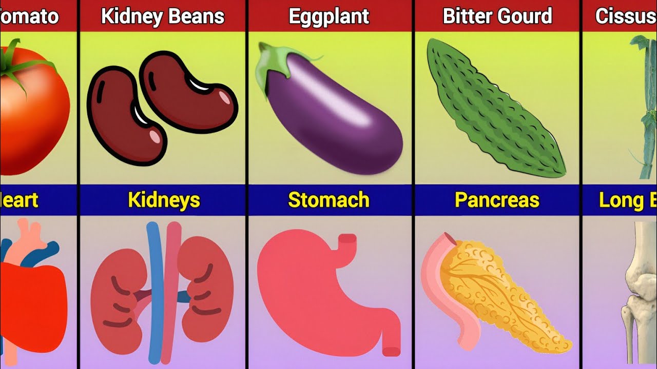 Vegetables That Looks Like Human Body Parts - YouTube