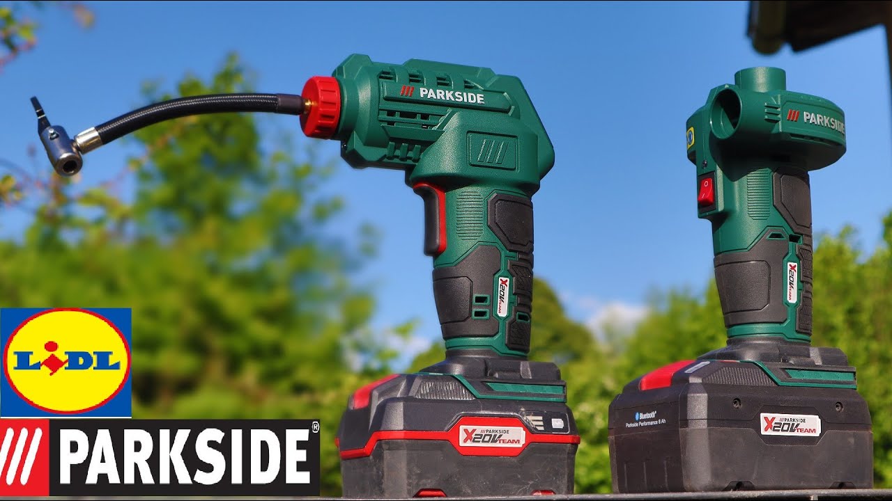 Parkside-Akumulatorowy Kompresor i Dmuchawa - YouTube