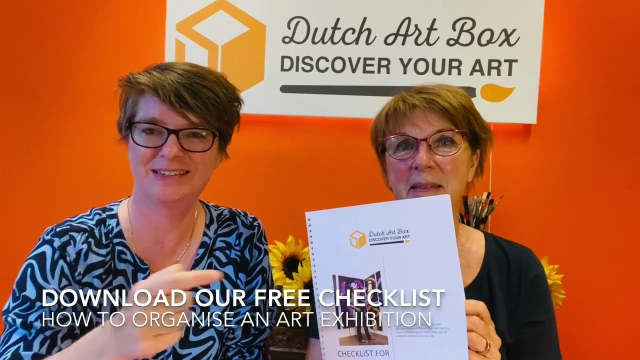 Checklist - How to organise an art exhibition - Dutch Art Box - YouTube